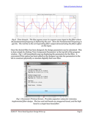 Three Band EQ Design Report | PDF