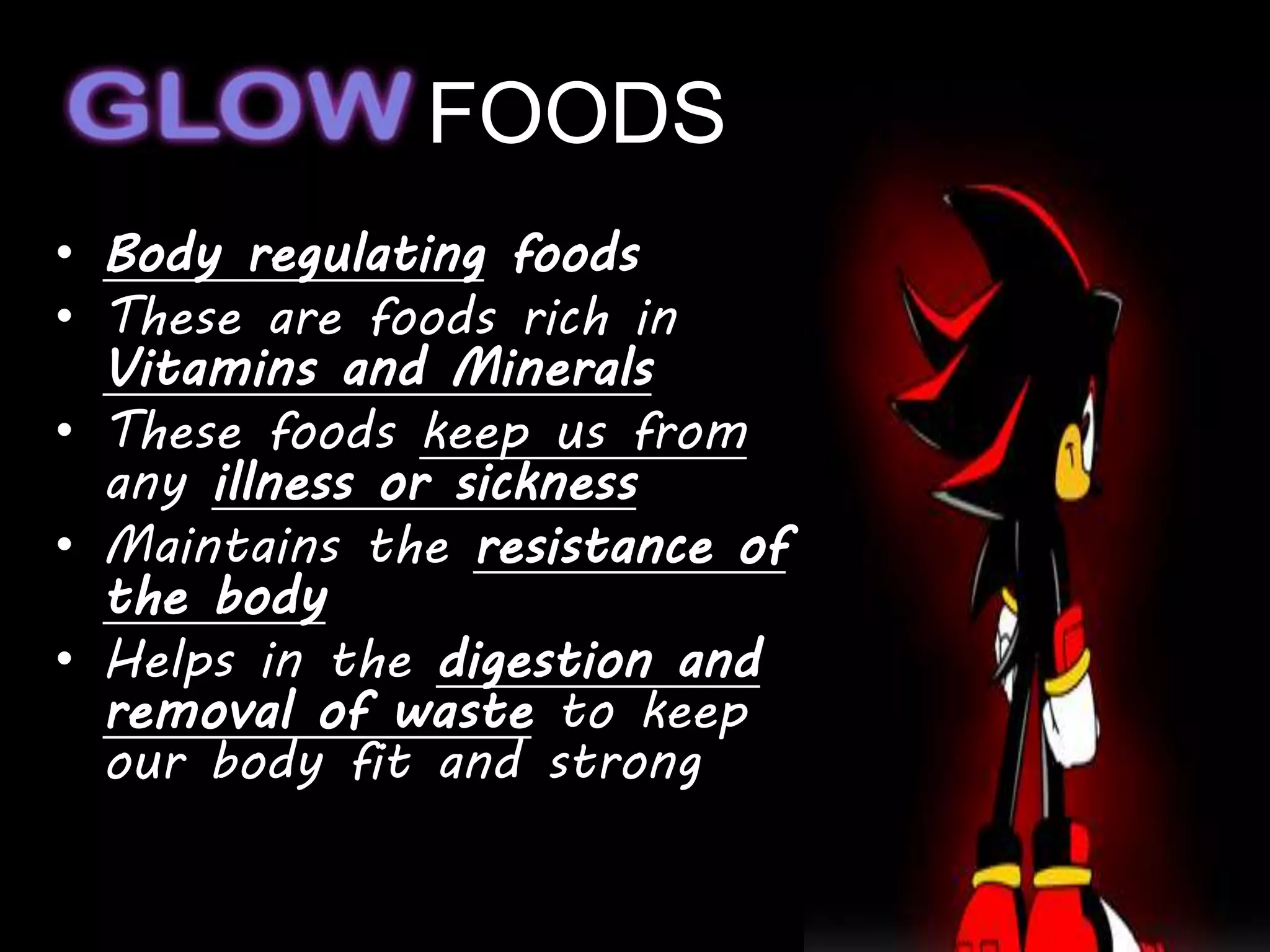 Three basic food groups | PPTX