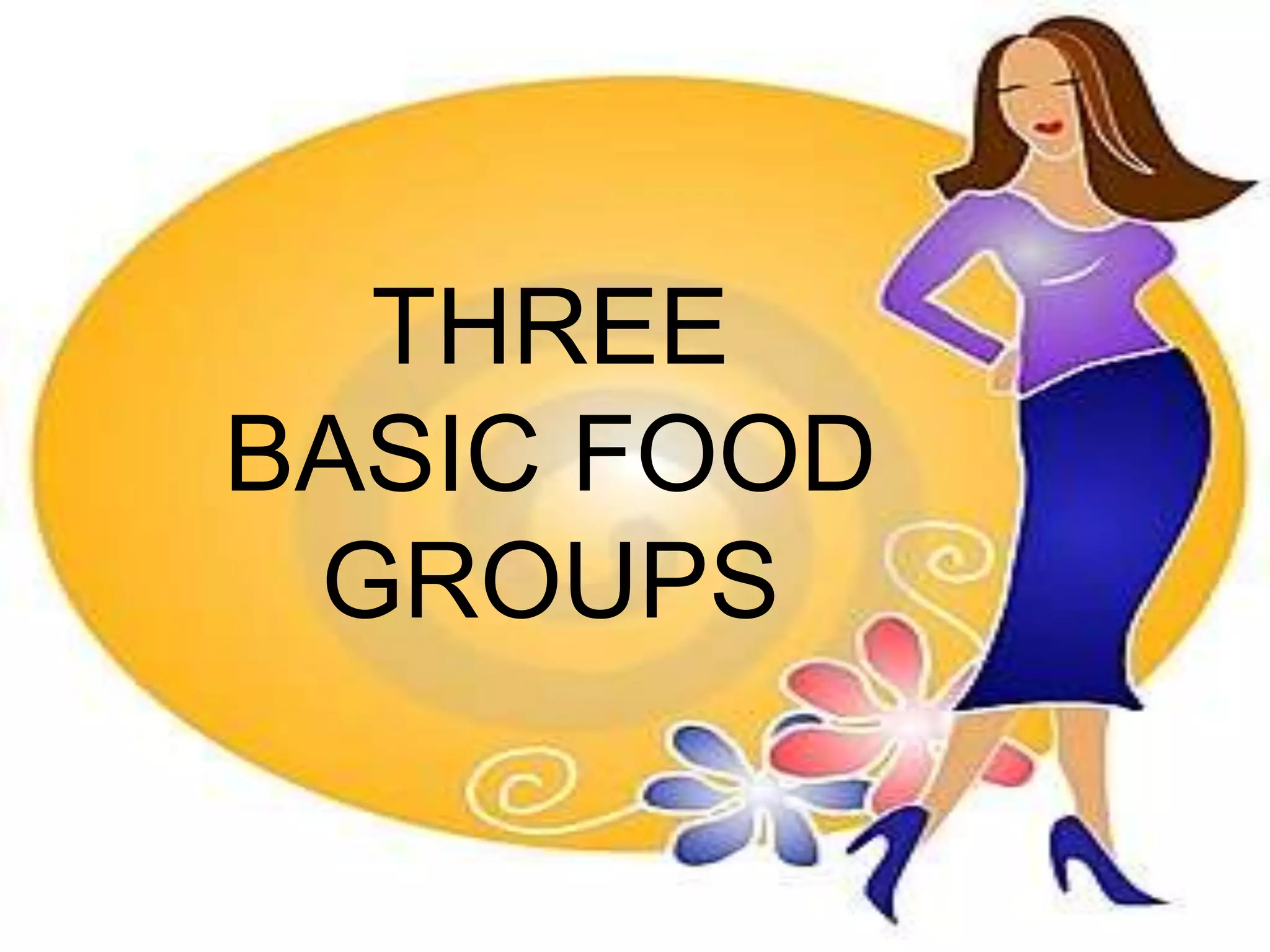 Three basic food groups | PPTX