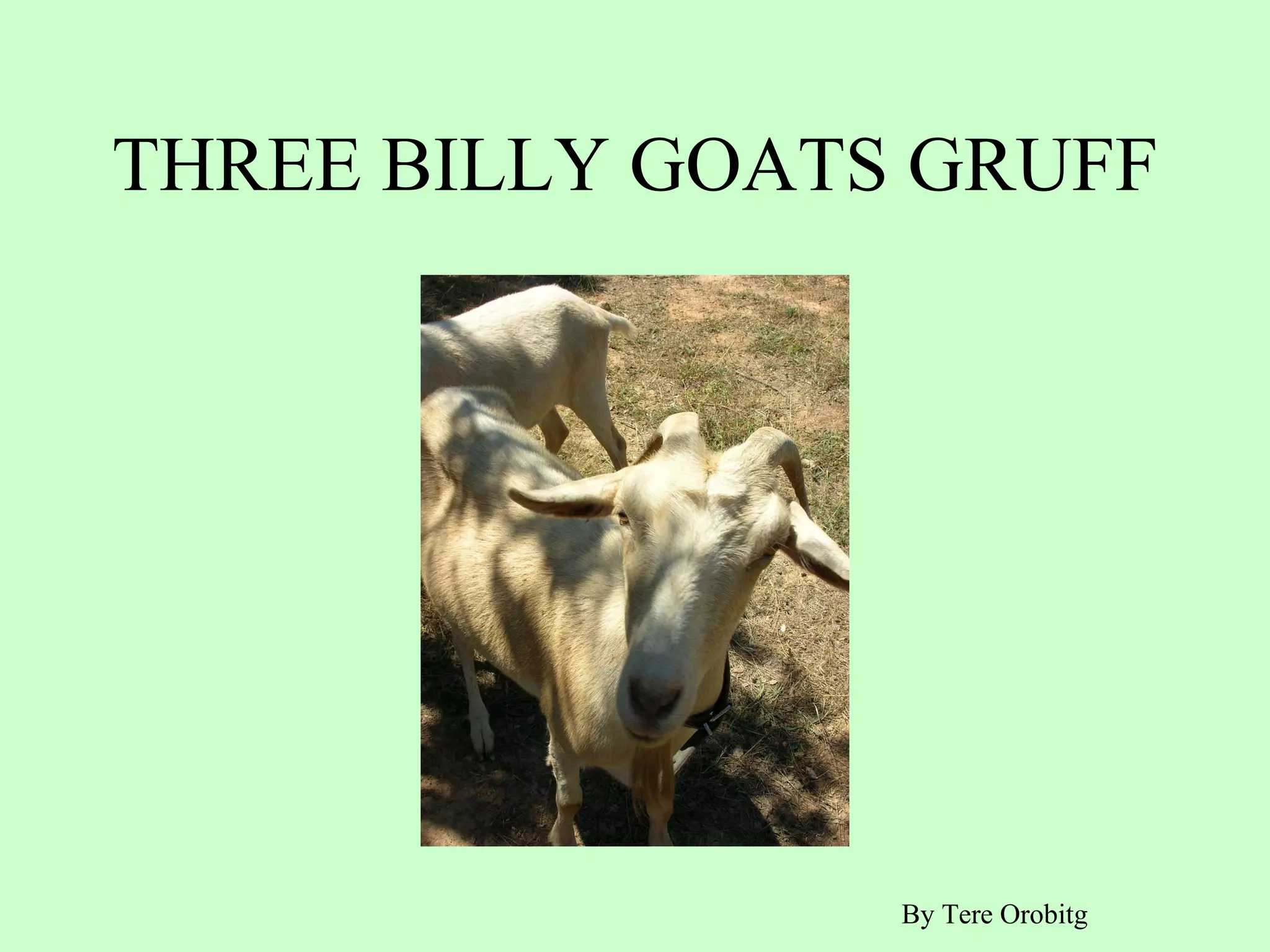 Three Billy Goats Gruff | PPT