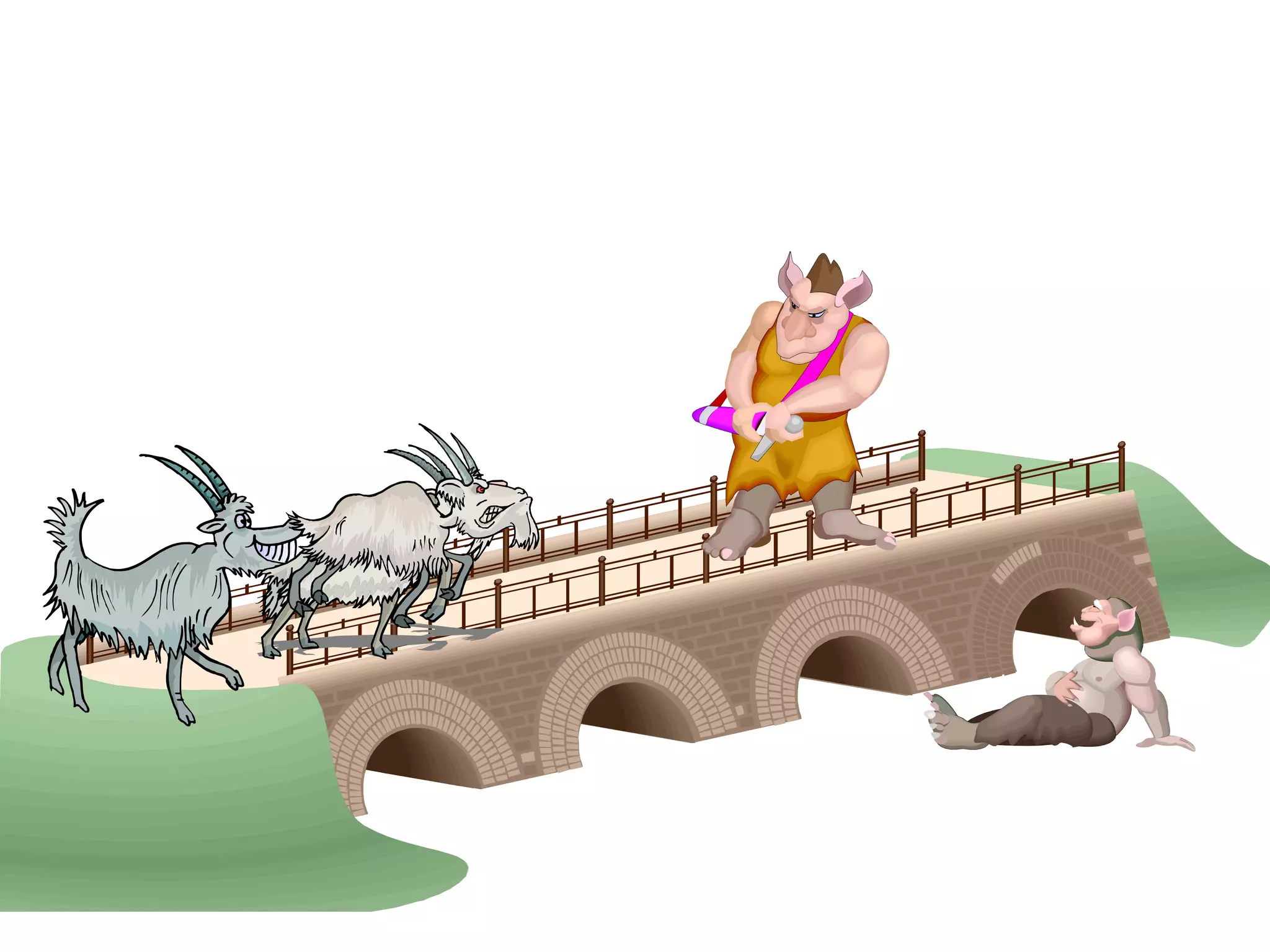 Three billy goats gruff | PPTX