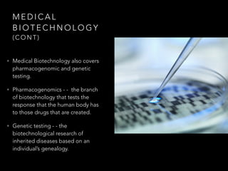 The Three Branches of Biotechnology | PDF