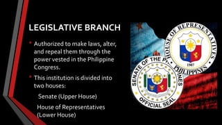 Three branches of government | PPTX