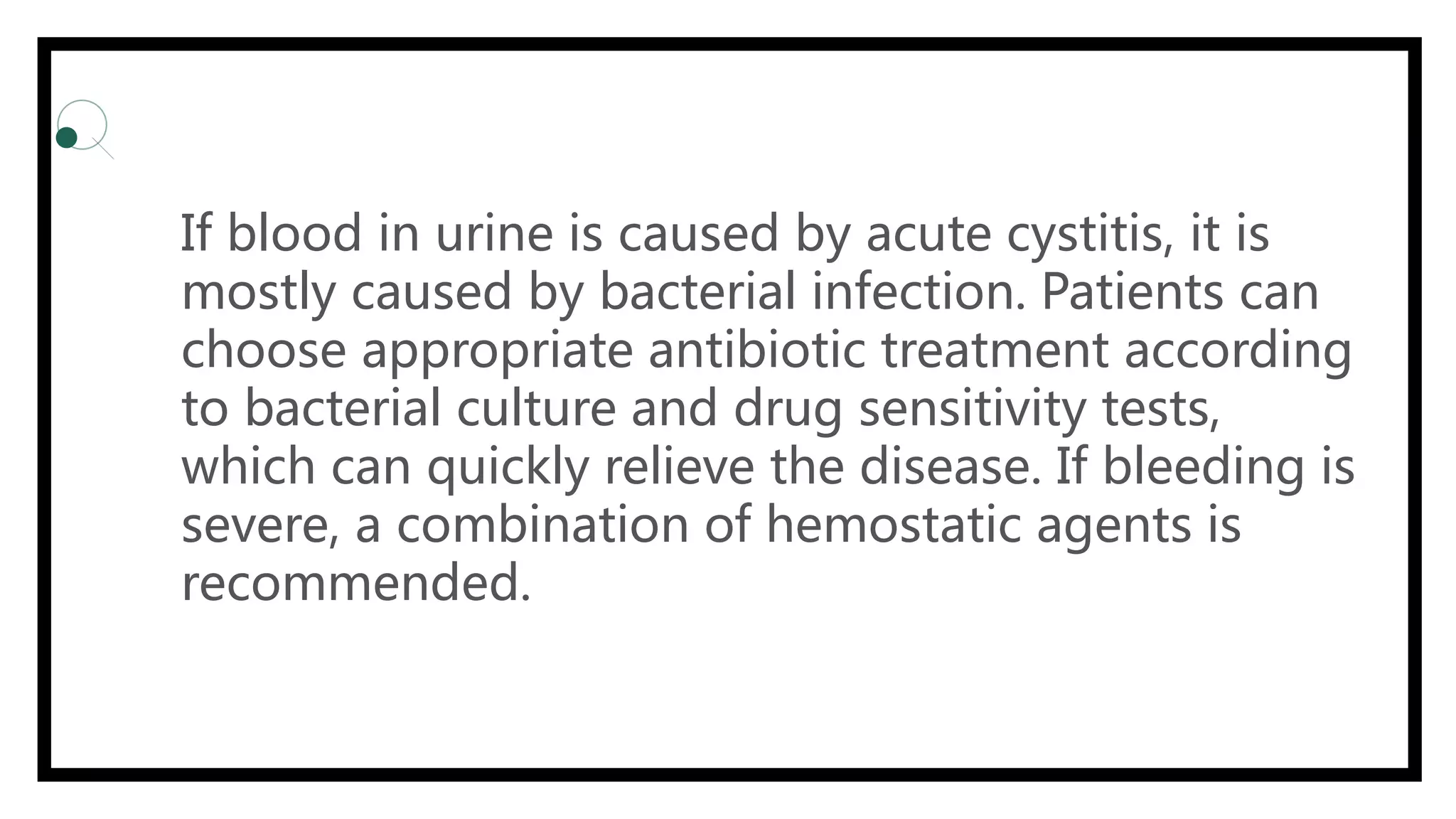 Three Causes Of Cystitis with Hematuria | PPTX