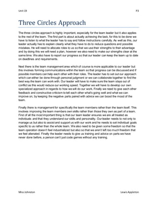 Three circles approach | DOCX