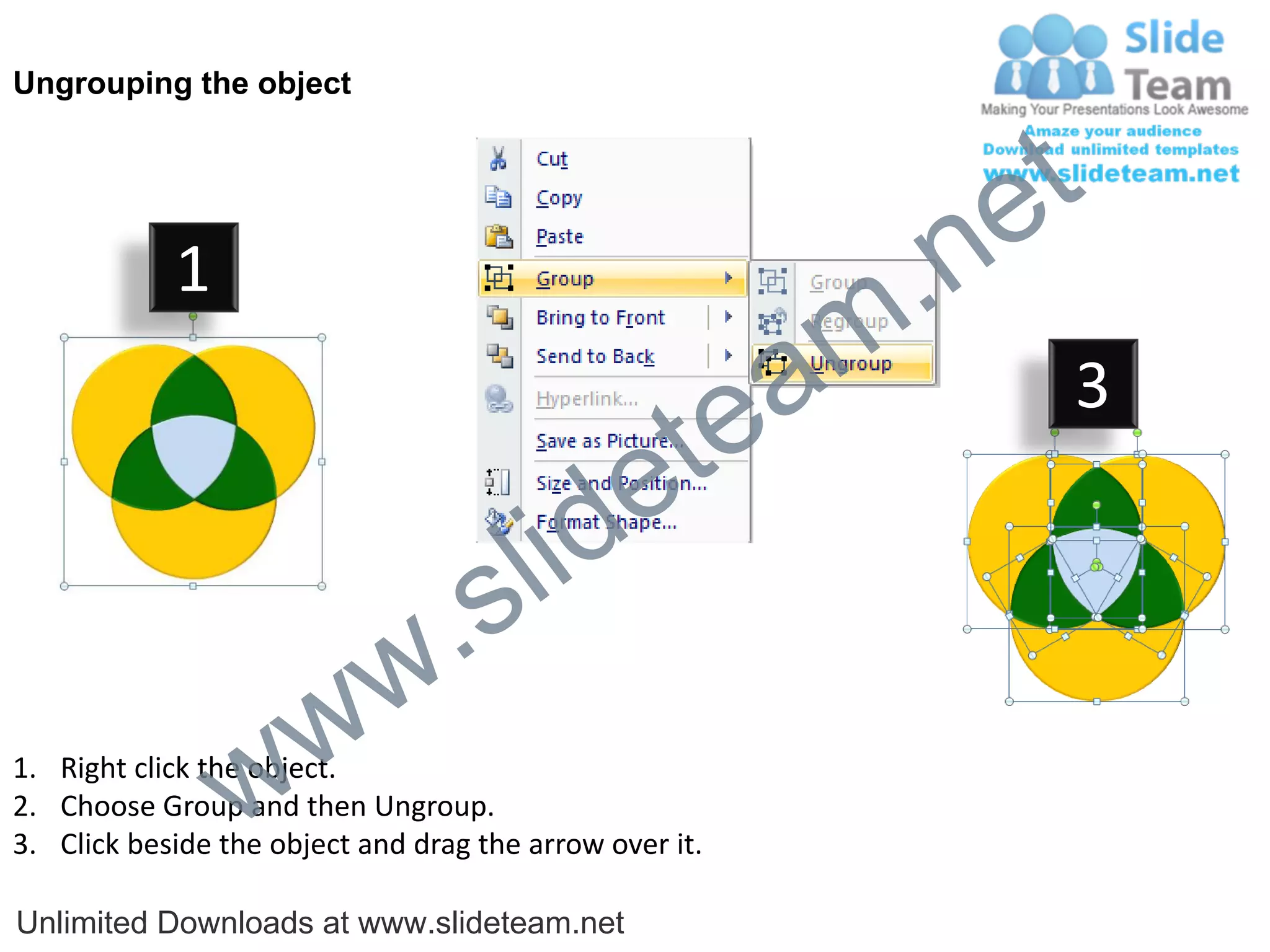 Three circle venn diagram powerpoint diagrame templates 0712 | PDF ...