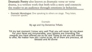 Three Classifications of Poetry | PPTX