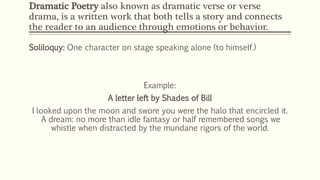 Three Classifications of Poetry | PPTX