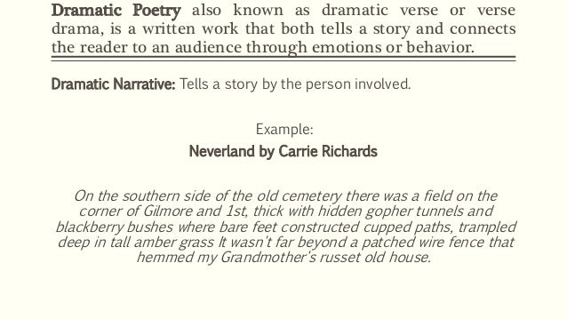 Three Classifications of Poetry