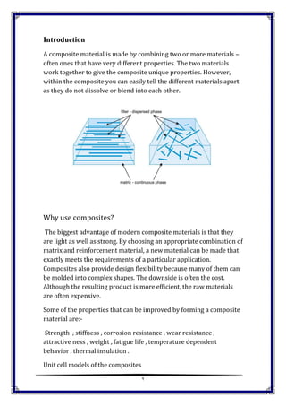 Three composite models in stress , strain and elastic modulus | PDF