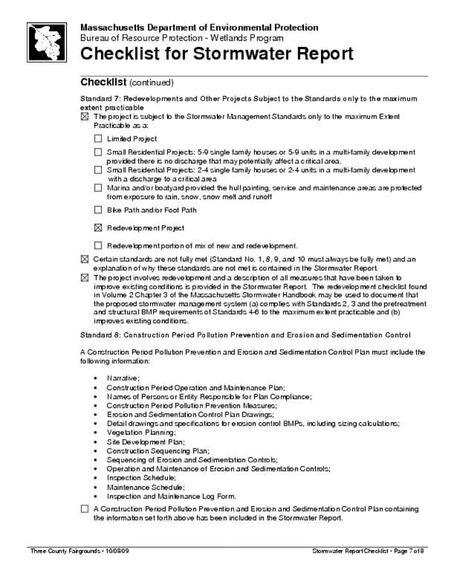 Three County Fairgrounds Stormwater Drainage Report 10-01-2010 | PDF