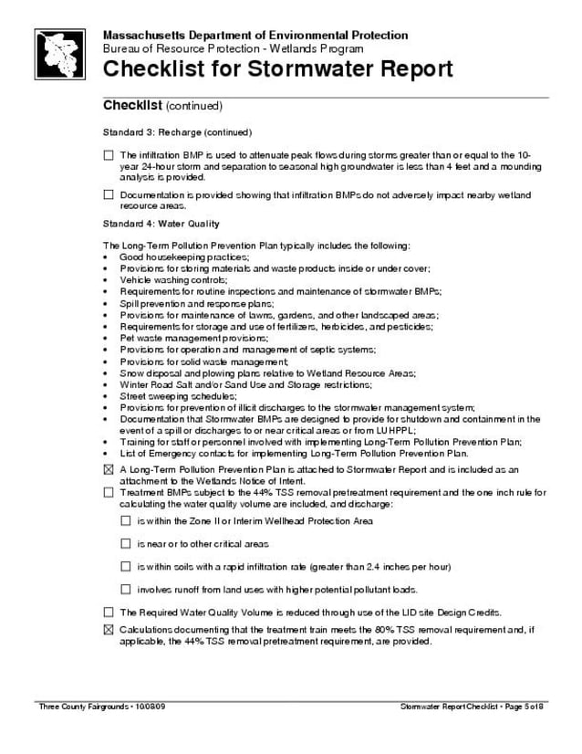 Three County Fairgrounds Stormwater Drainage Report 10-01-2010 | PDF