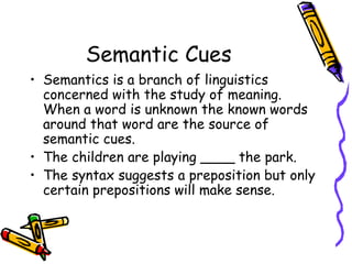 Three cueing systems | PPT