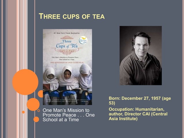 Three cups of tea | PPTX