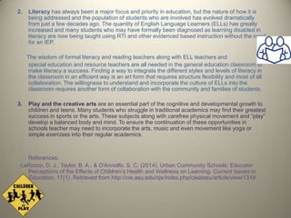 Three current issues in ed | PPTX