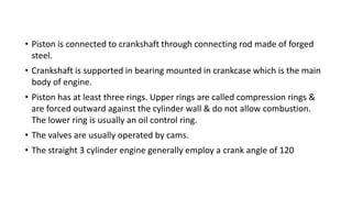 Three cylinder engine | PPTX