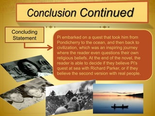 Three day road Presentation | PPTX