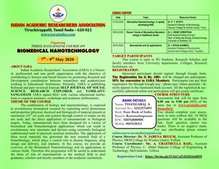 Three days science programme brochure | PDF | Biotech and Biomedical Industry | Industries