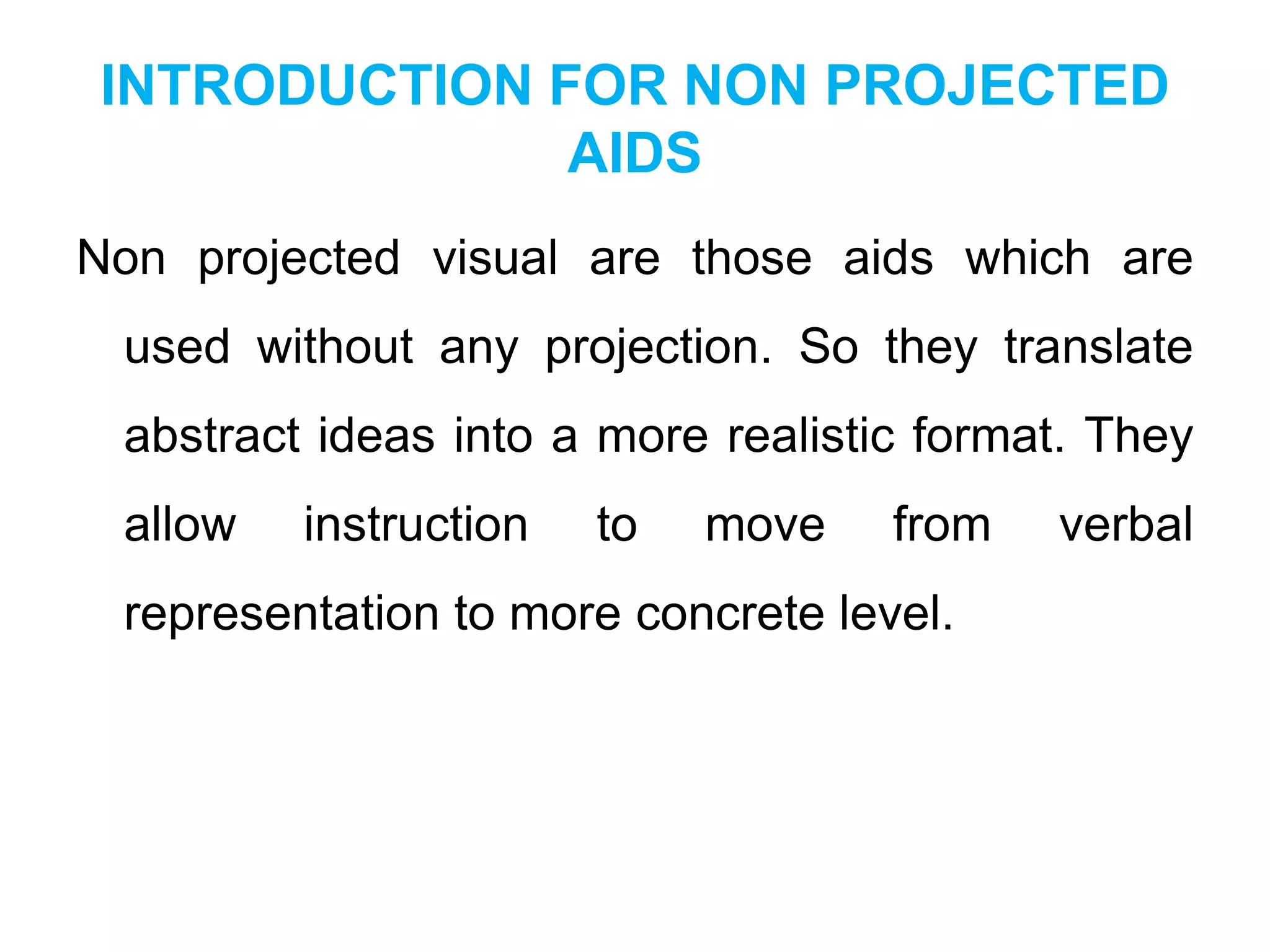 Audio Visual Aids - 3 Dimensional aids | PPTX