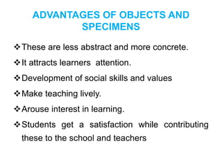 Audio Visual Aids - 3 Dimensional aids | PPTX