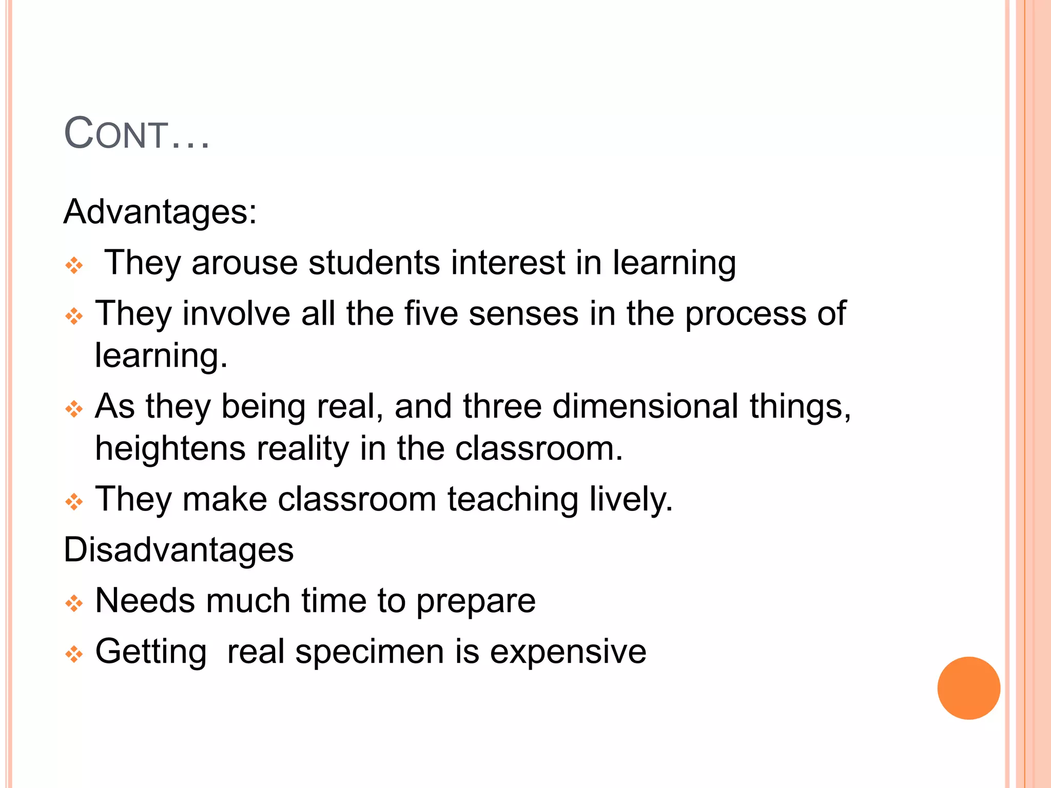 Three dimensional aids | PPTX