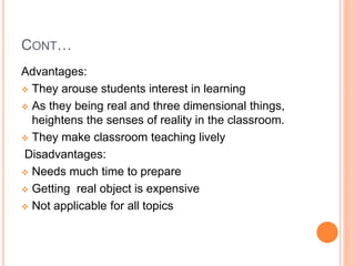 Three dimensional aids | PPTX