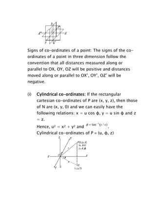 Three Dimensional Co-ordinate Geometry - SSC Maths Preparation | PDF