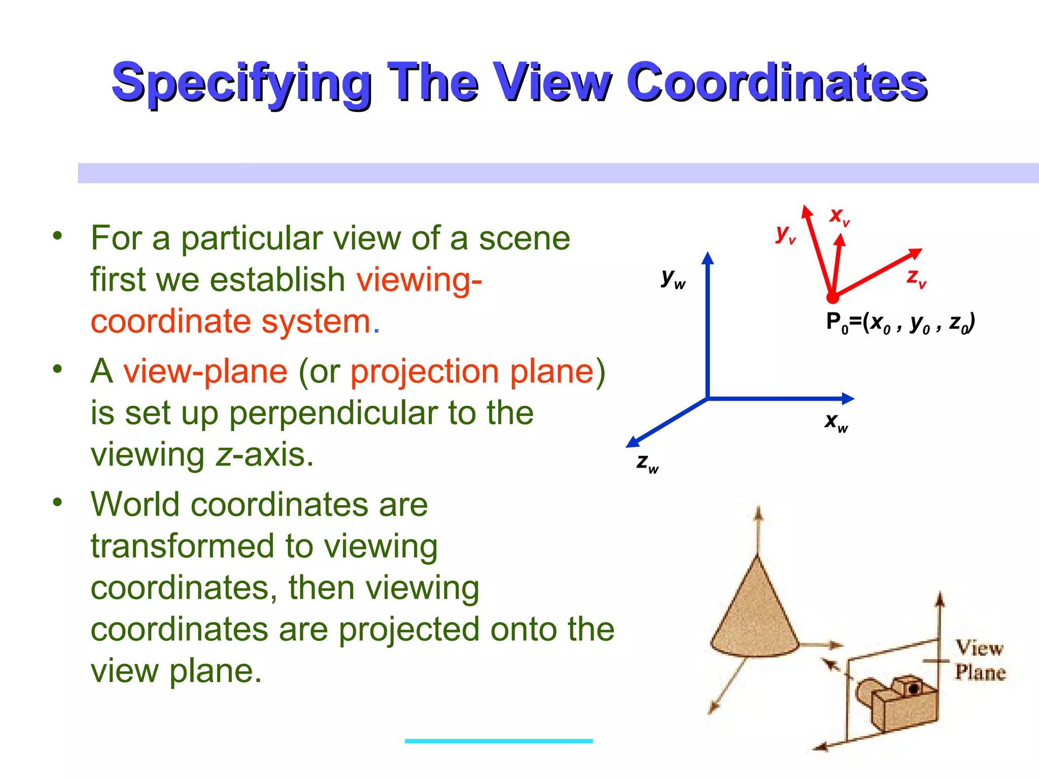 Three dimensional concepts - Computer Graphics | PPT