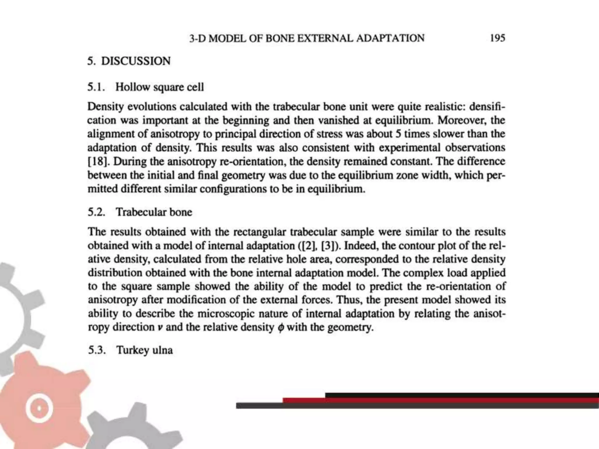Three dimensional model of bone external adaptation | PPT