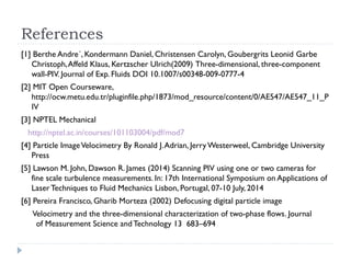 Three dimensional particle image velocimetry | PPT