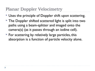 Three dimensional particle image velocimetry | PPT