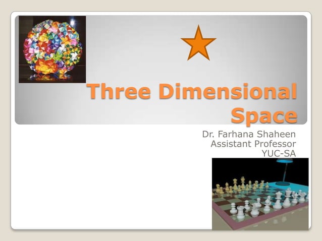 Three dimensional space dfs-new | PPTX