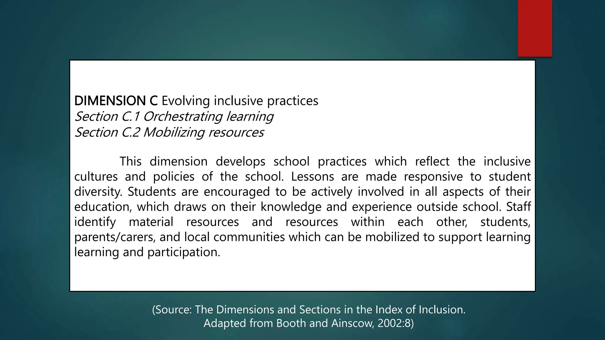 Three dimension of Index-A-UNIFYING-FRAMEWORK.pptx