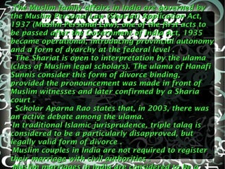 Three divorce matter | PPT