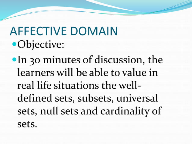 Three domains of Learning | PPTX | Education