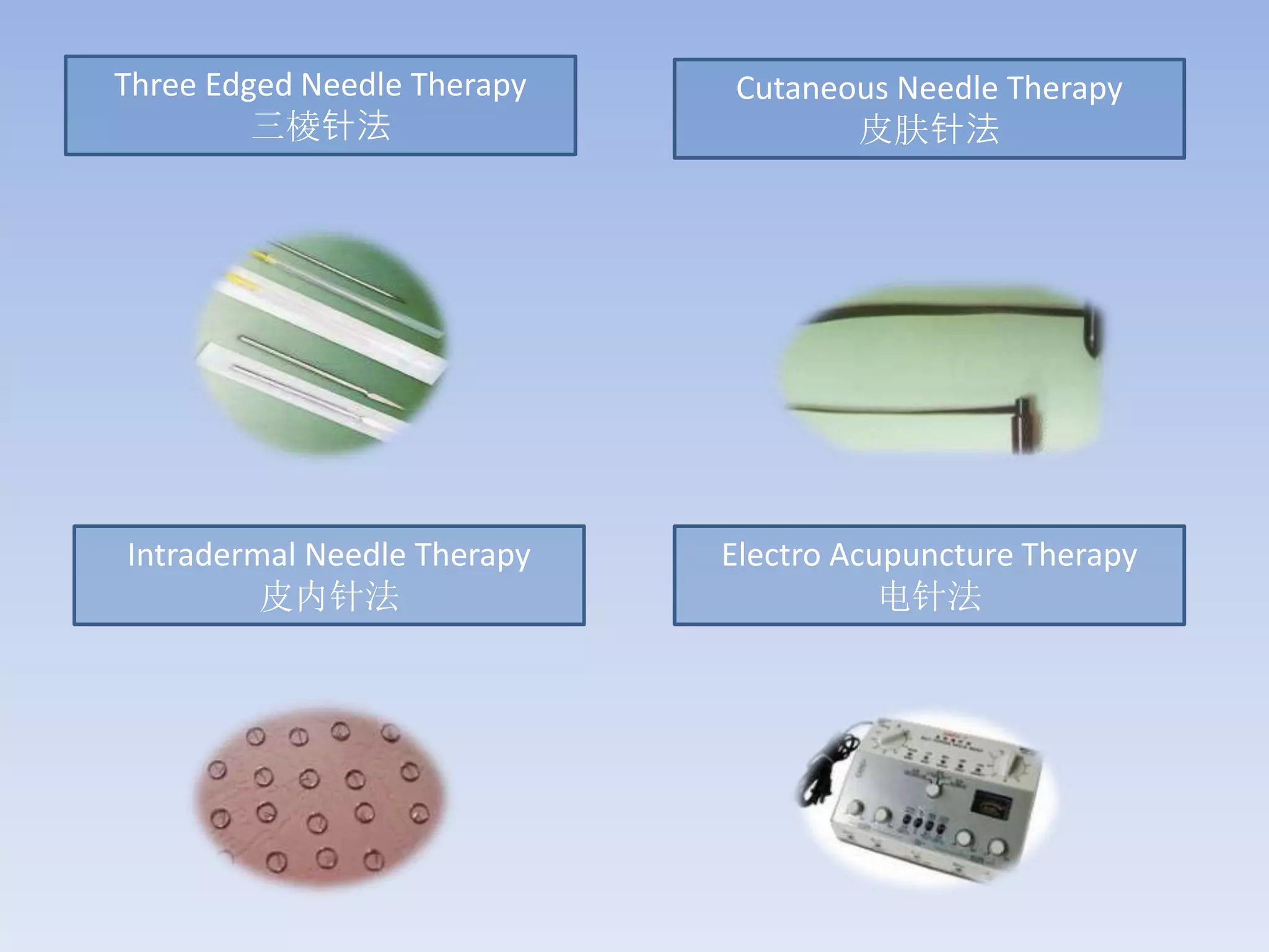 Three edged cutaneous - intradermal needle therapy | PPT