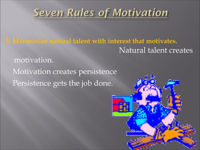 Three Elements Of Motivation | PPT