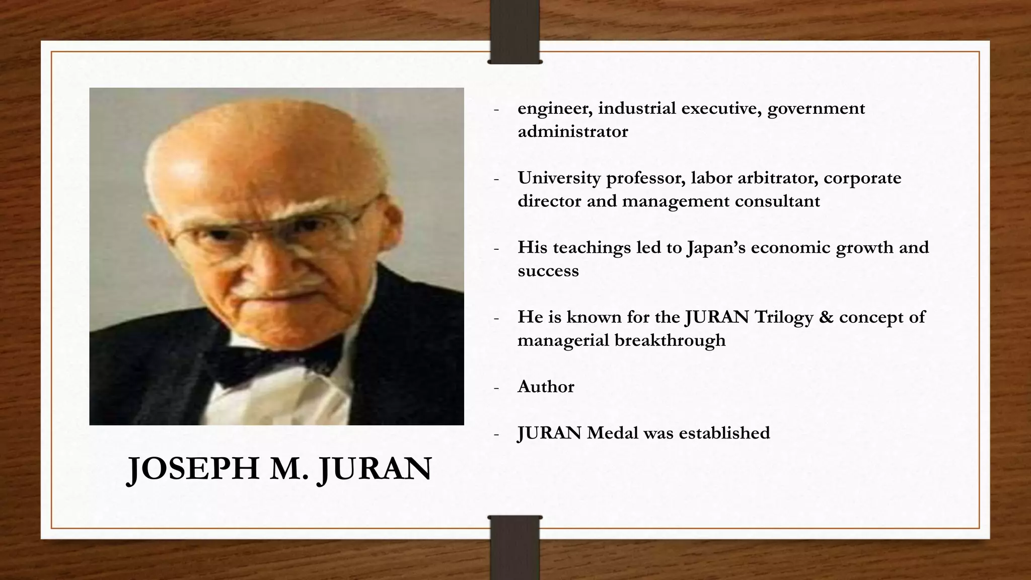Pioneers of TQM | PPTX