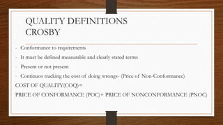 Pioneers of TQM | PPTX