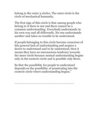 Three explanations exoteric, mesoteric or esoteric. | DOCX