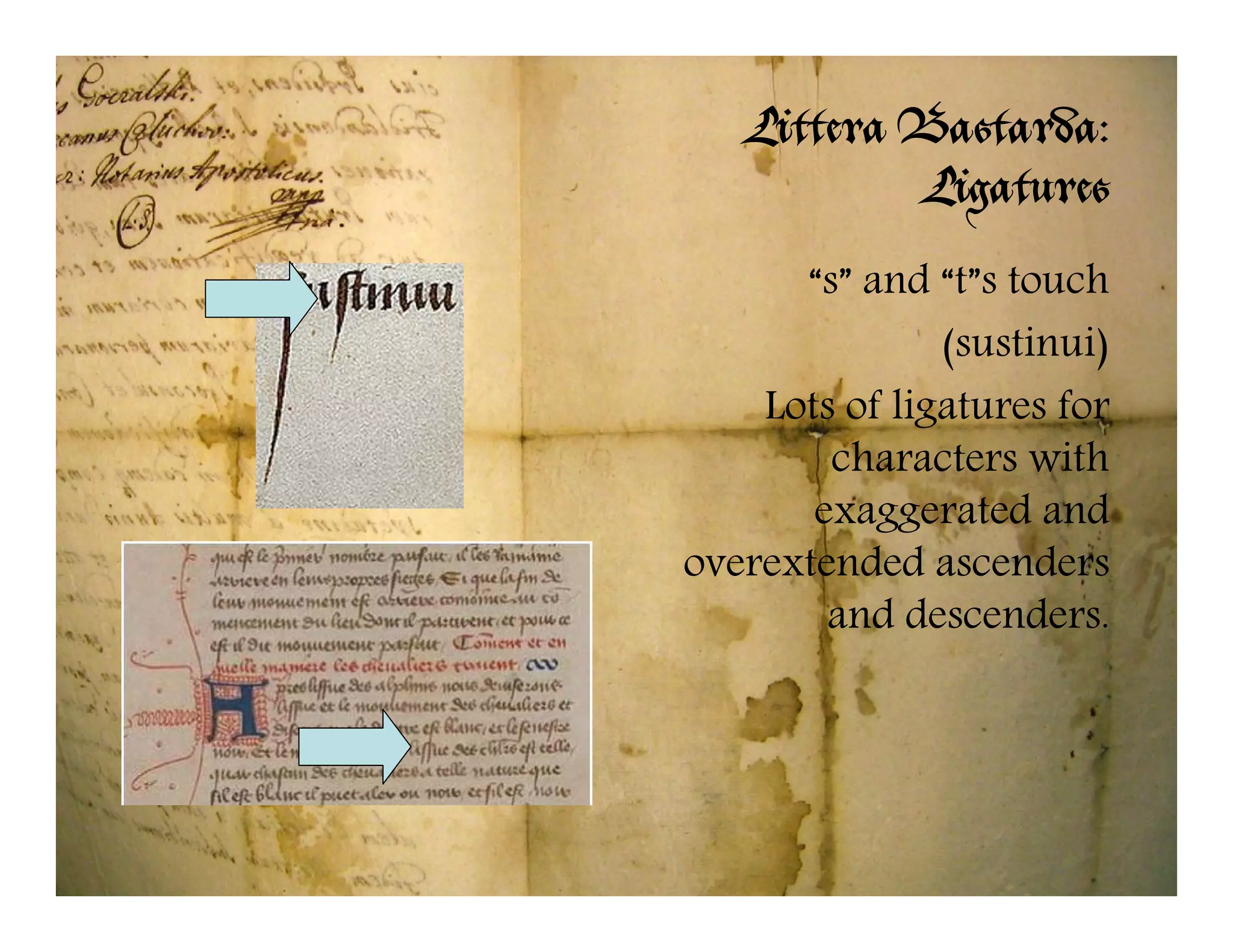 Three forms of Gothic Writing | PPT