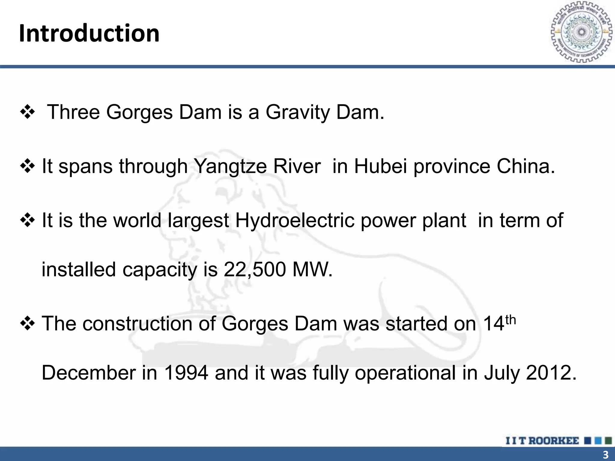 Three gorges dam pptx | PPTX