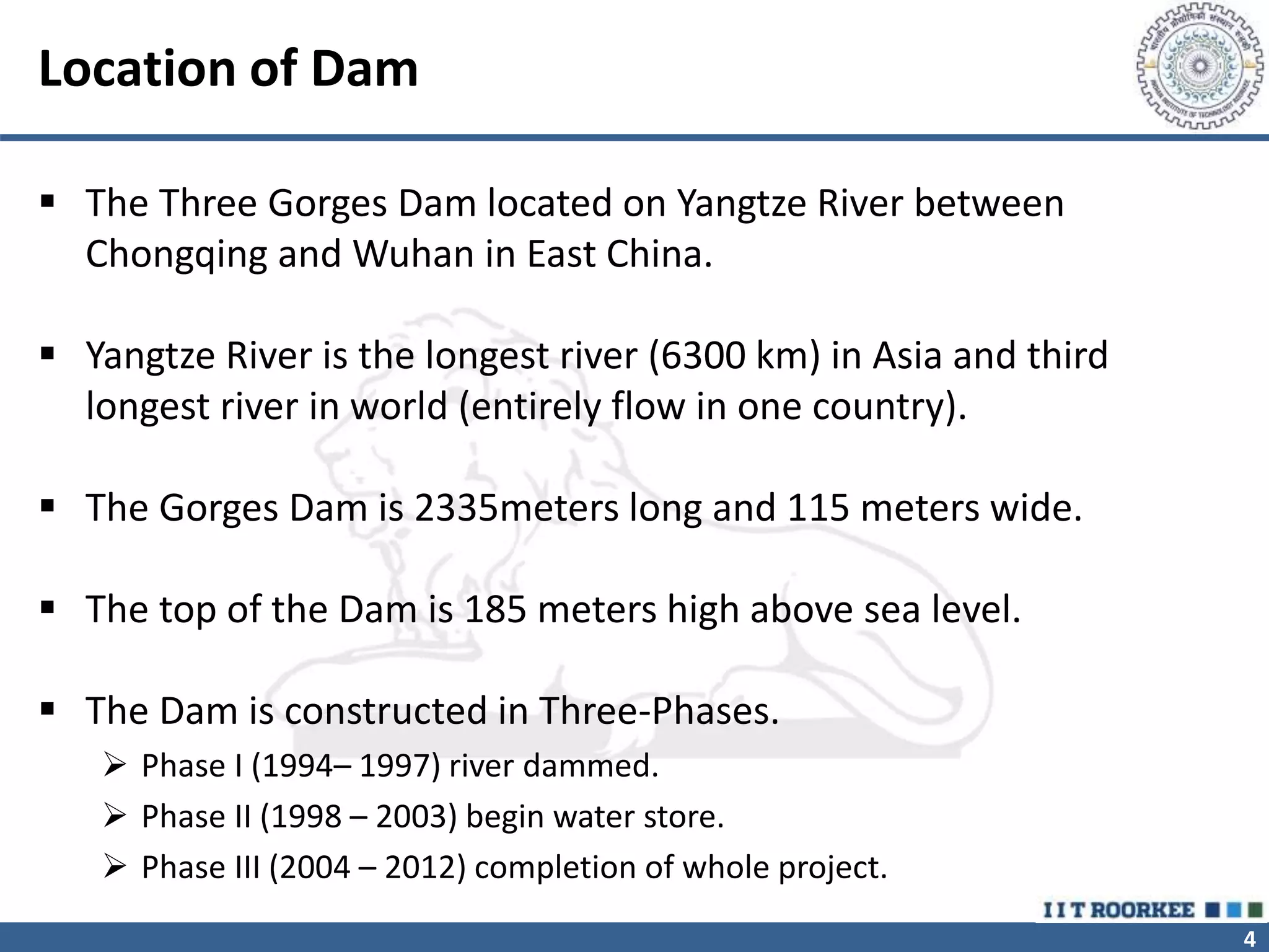 Three gorges dam pptx | PPTX