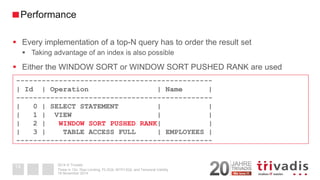 Three in12c: Row Limiting, PL/SQL With SQL and Temporal Validity | PPT