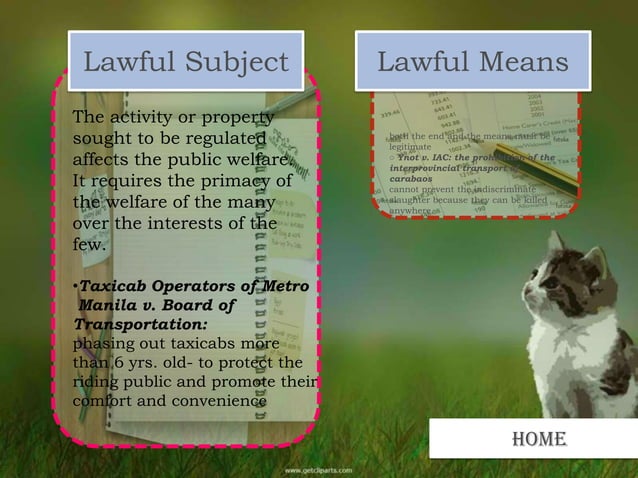 Three inherent powers of the state | PPTX