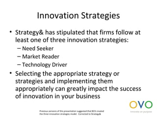 Three innovation strategies | PPT