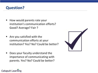 Three Keys to Engaging Parent in Student Learning | PPT