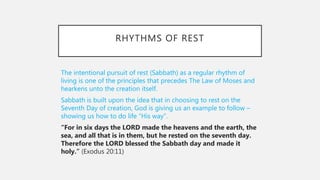 Three kinds of rest, part three | PPT