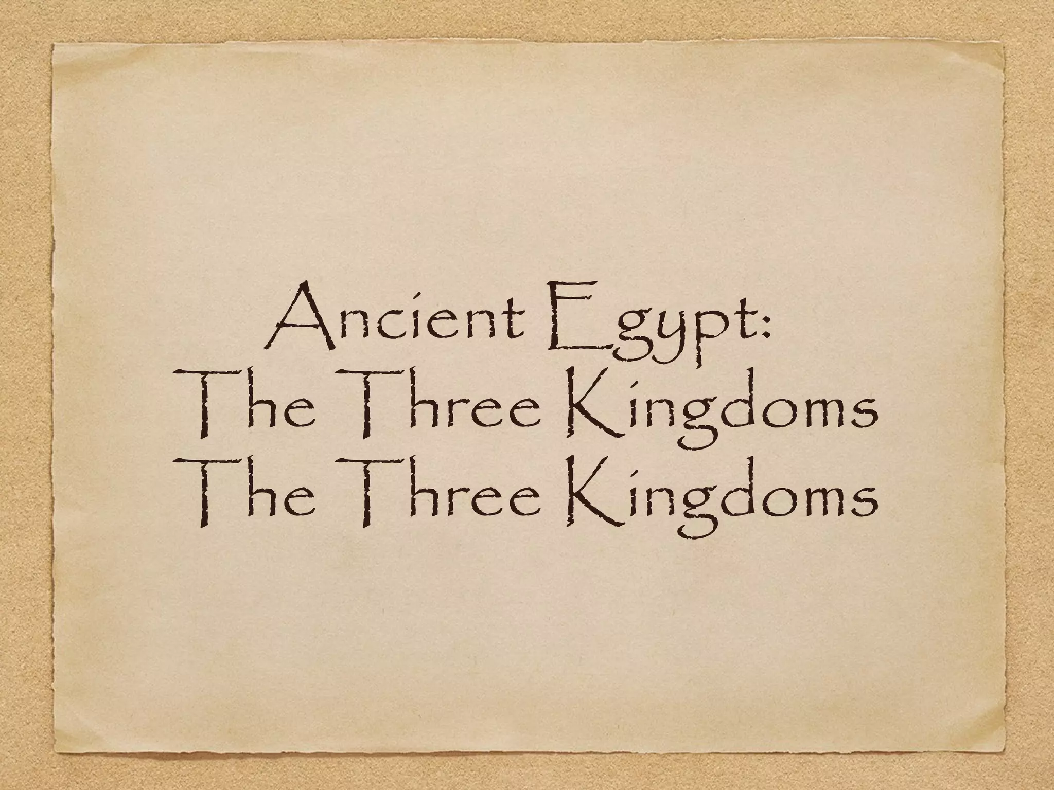 Three kingdoms overview | PPT