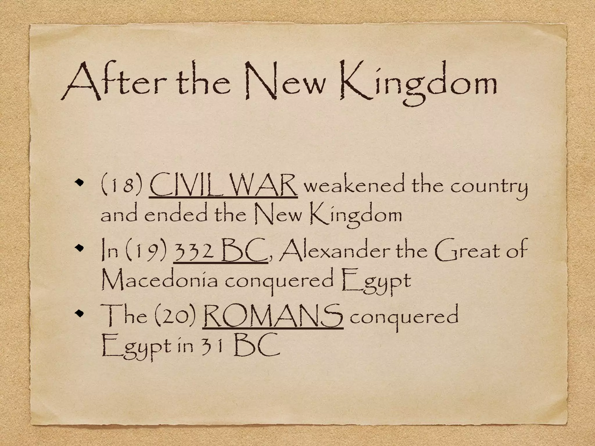 Ancient Egypt: Three Kingdoms Overview | PPT